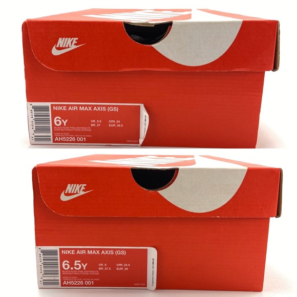 Nike | Shoes | Nike Girls Air Max Axis Black Rush Running Shoes | Poshmark